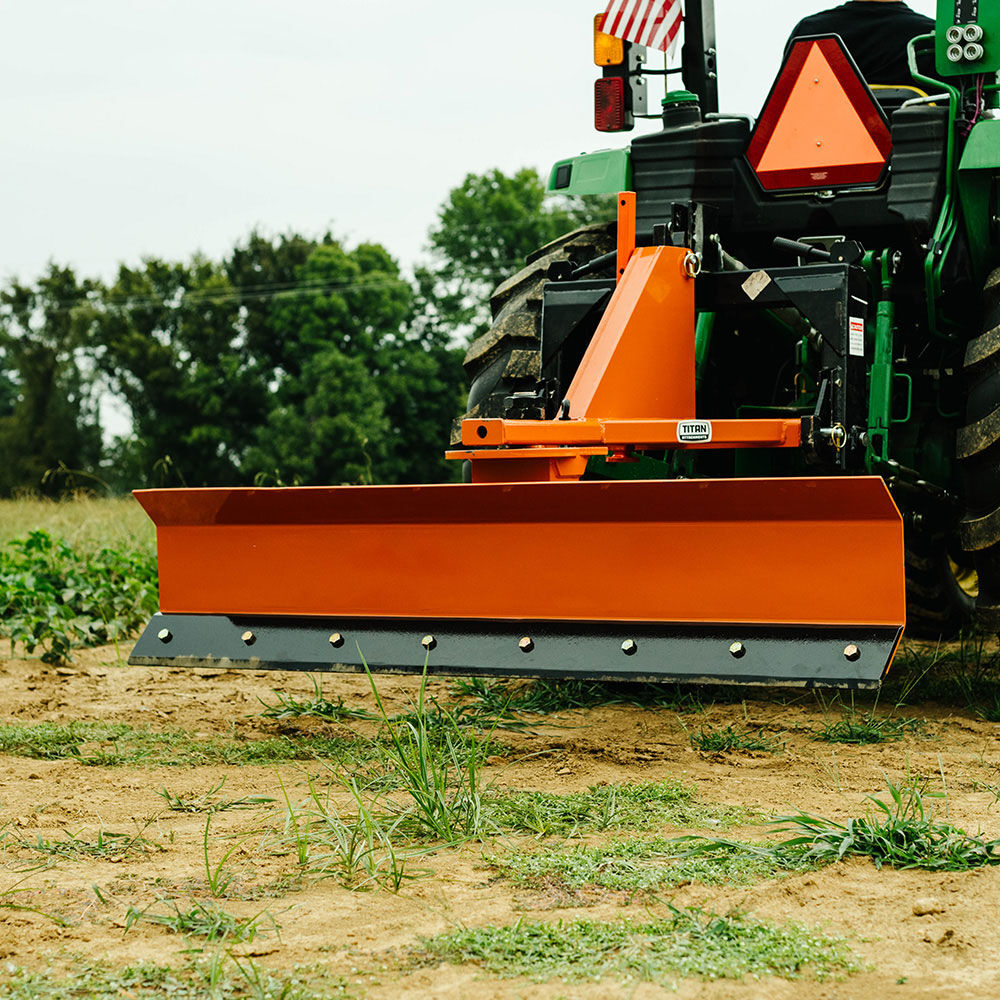 3 Point 7.5 FT Rear Blade For Grading And Scraping With Manual Rotation ...