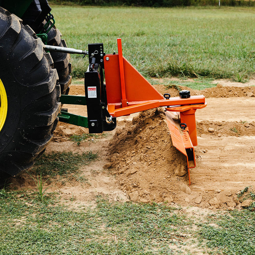 3 Point 7.5 FT Rear Blade For Grading And Scraping With Manual Rotation ...