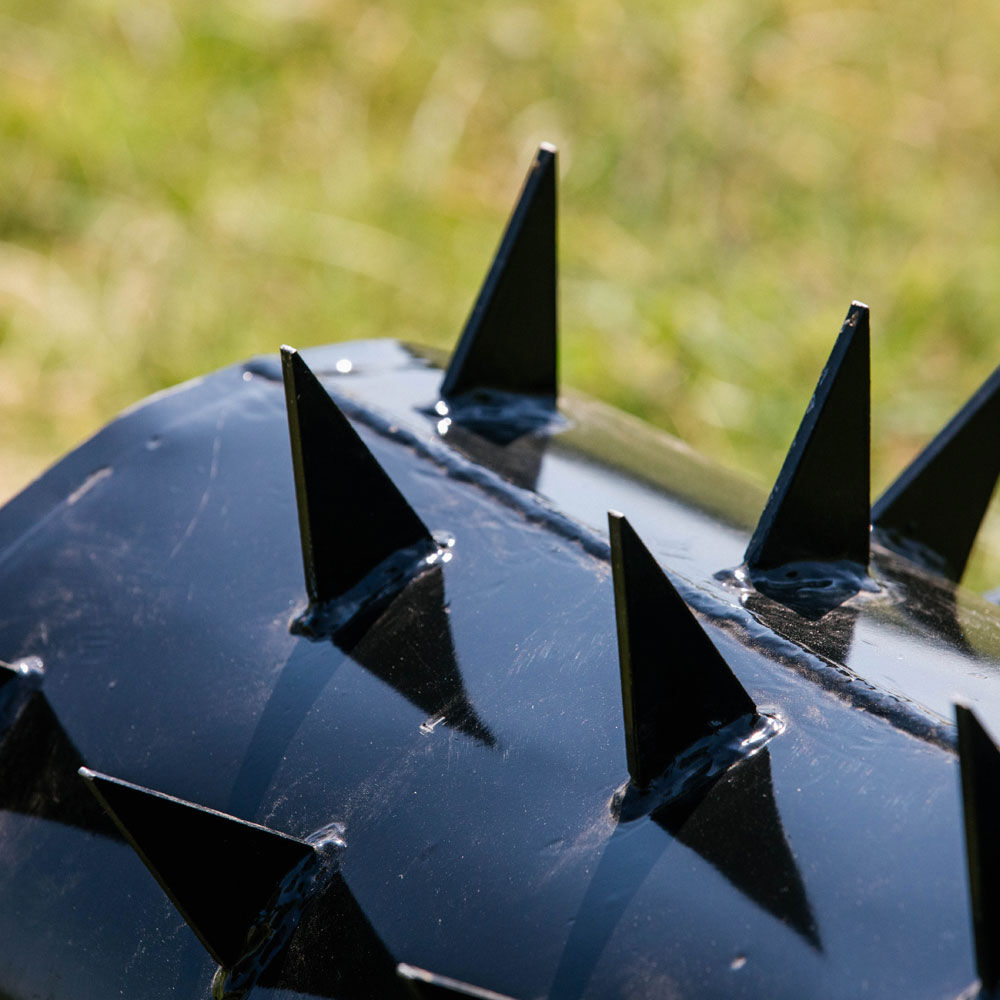 3 FT Tow-Behind Drum Spike Aerator Holds up to 25 Gal Water - 3" Long ...