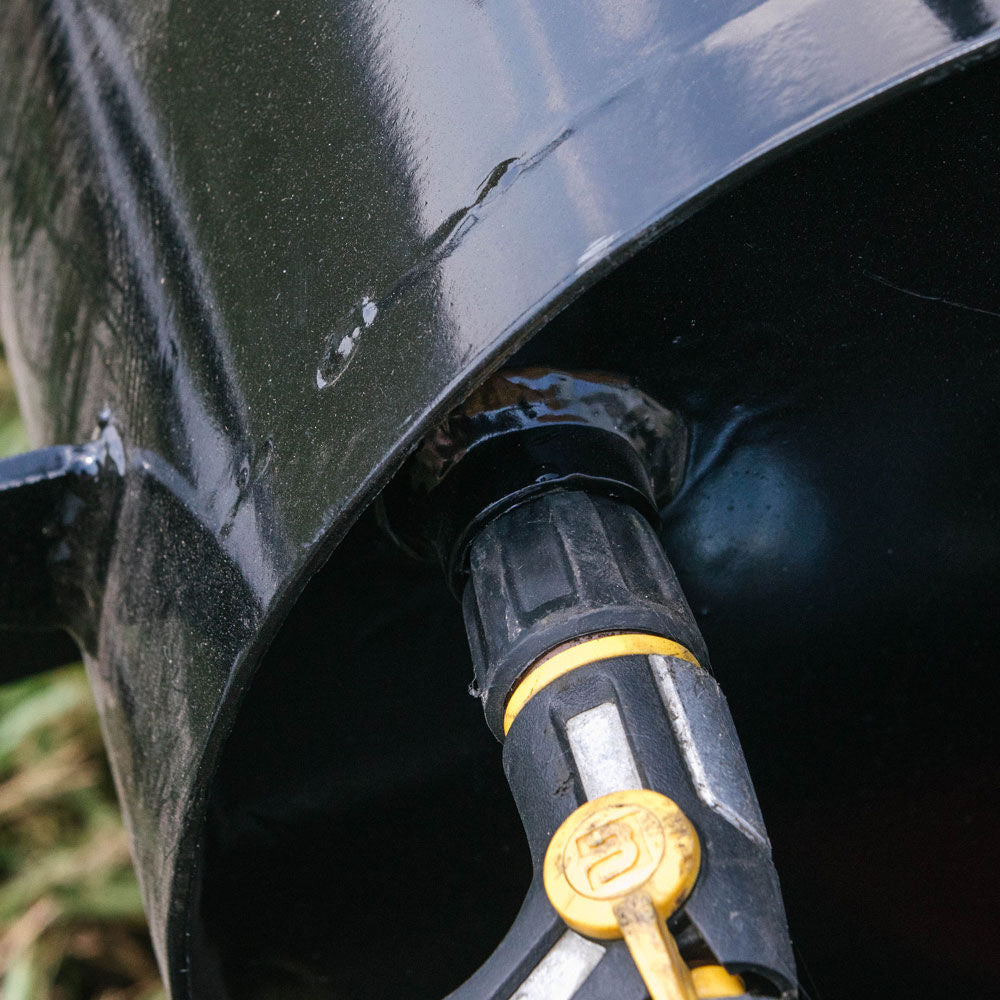 3 FT Tow-Behind Drum Spike Aerator Holds up to 25 Gal Water - 3" Long ...