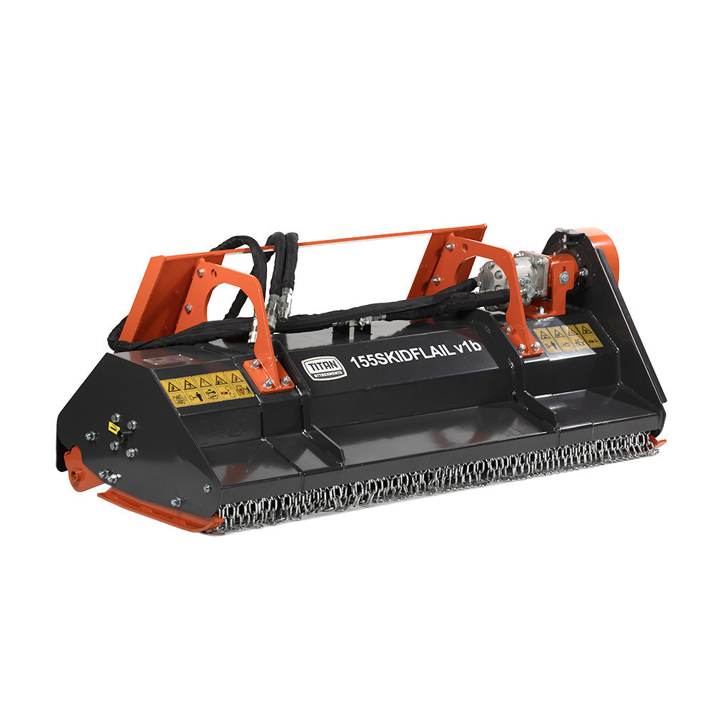 Hydraulic Skid Steer Flail Mower Attachment | Titan Attachments