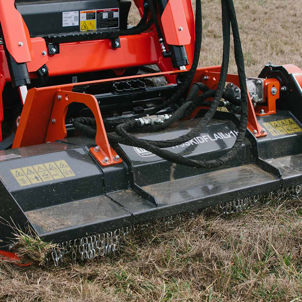 Hydraulic Skid Steer Flail Mower Attachment | Titan Attachments