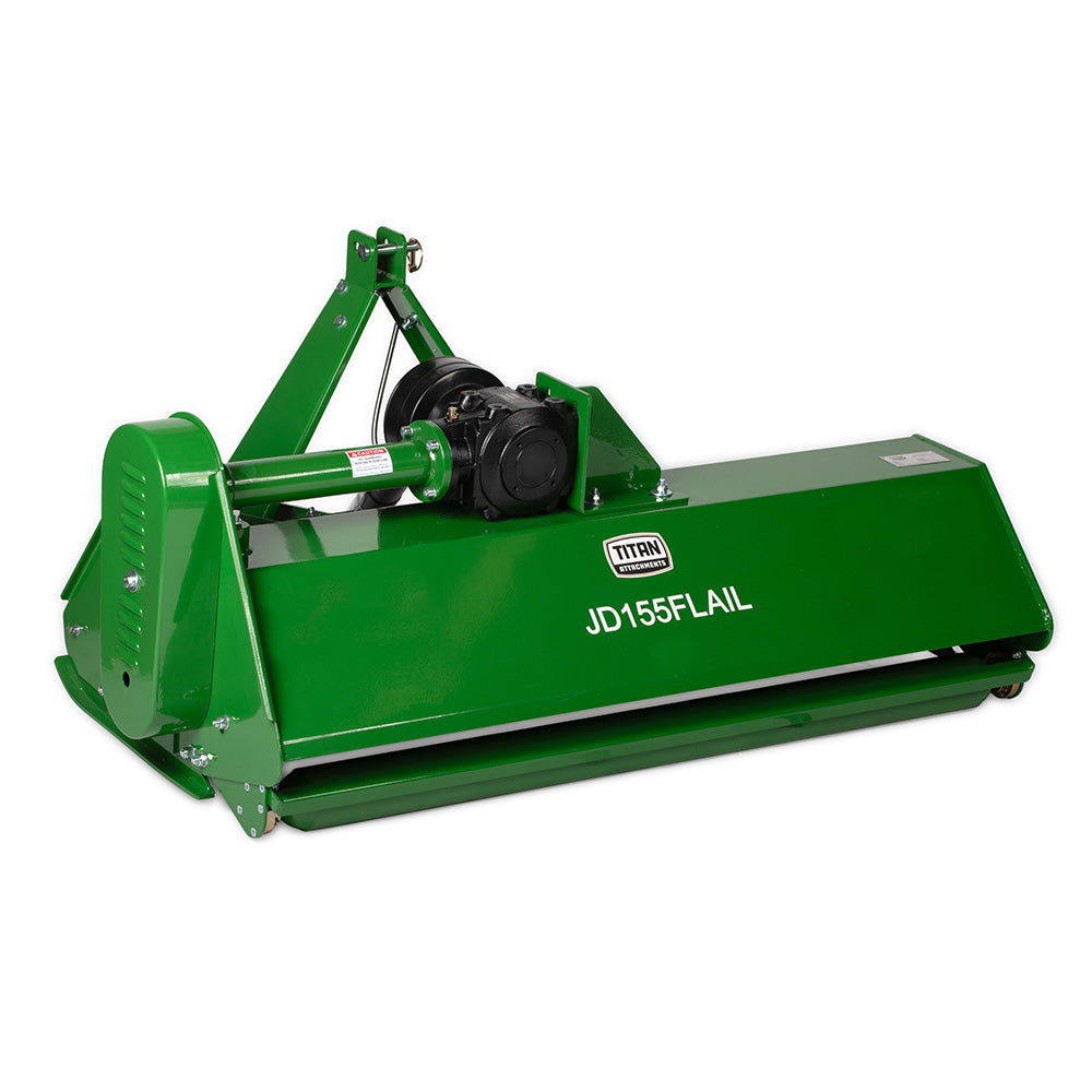Scratch and Dent, 3 Point Flail Mower | 60" Green | Titan Attachments