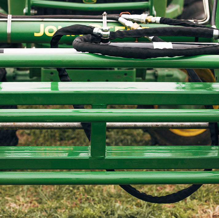 Round Hay Bale Gripper Fits John Deere Tractors | Titan Attachments