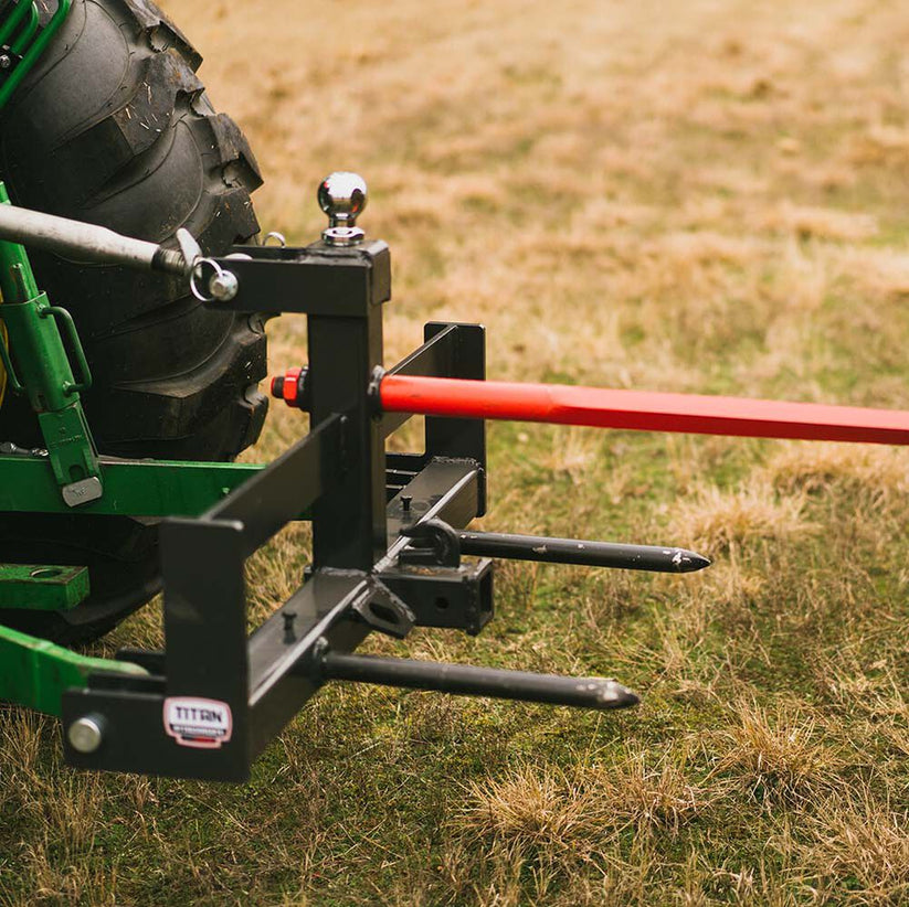 Pro Series 3 Point Hitch Receiver with Suitcase Rack – Titan Attachments