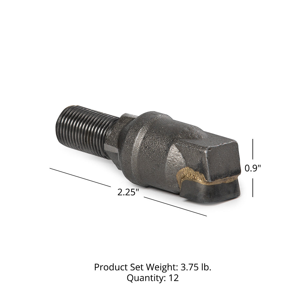 12 Pack Standard Series PTO Stump Grinder Replacement Teeth | Titan ...