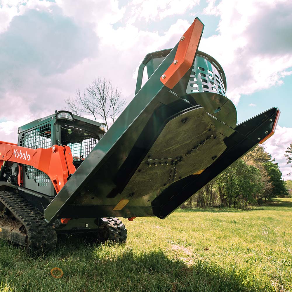 USA Made Rotary Skid Steer Brush Cutter | Titan Attachments