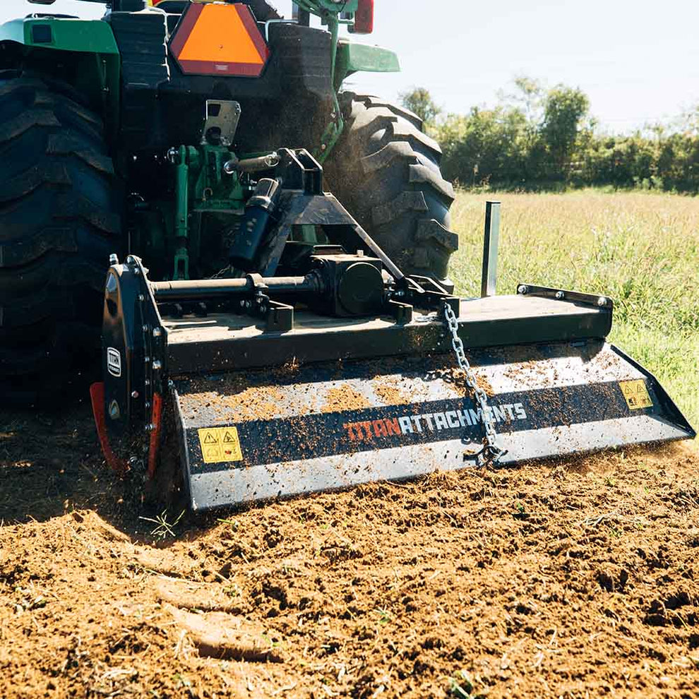 Pro Series 3 Point Rotary Tiller | Titan Attachments