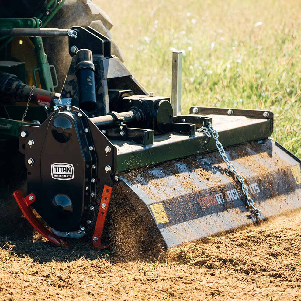 Pro Series 3 Point Rotary Tiller | Titan Attachments