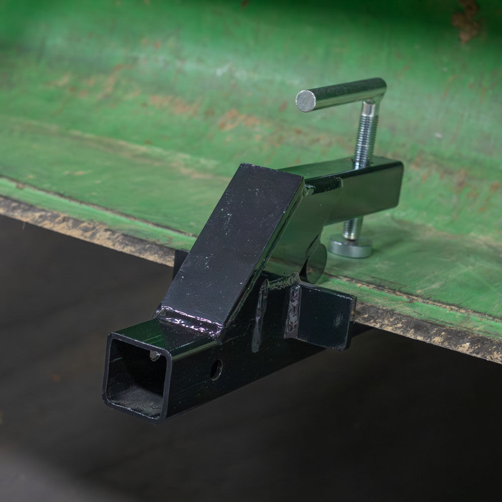 Clamp-On Tractor Bucket Hitch Receiver Adapter - 2" Receiver Fit ...