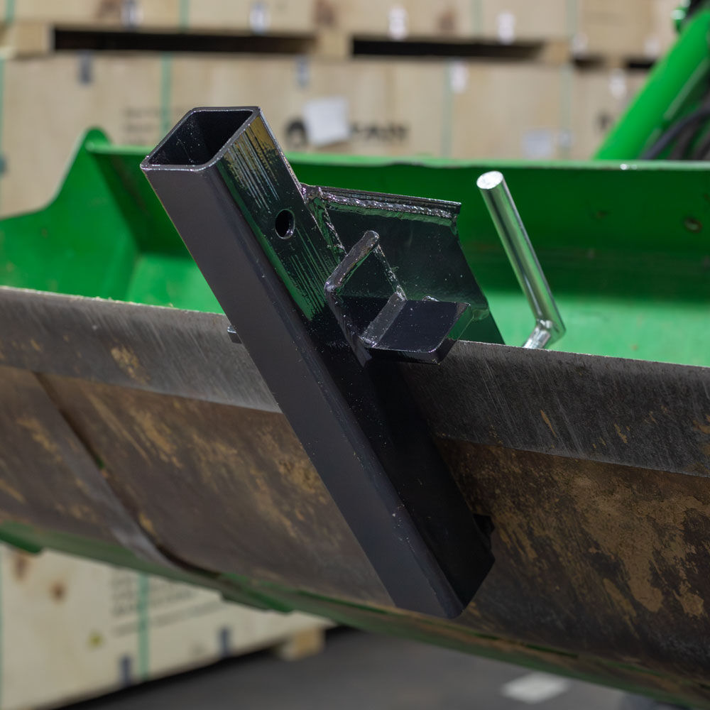 Clamp-On Tractor Bucket Hitch Receiver Adapter - 2" Receiver Fit ...