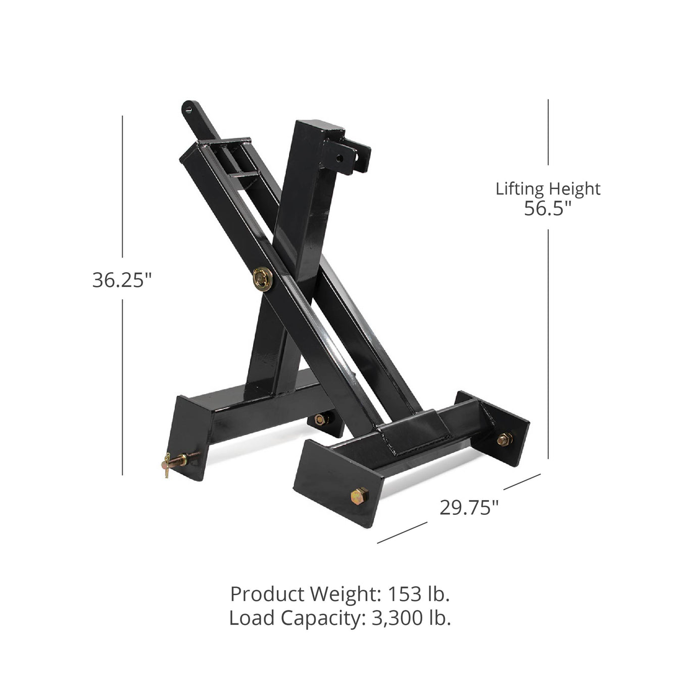 3 Point Scissor Lift | Titan Attachments