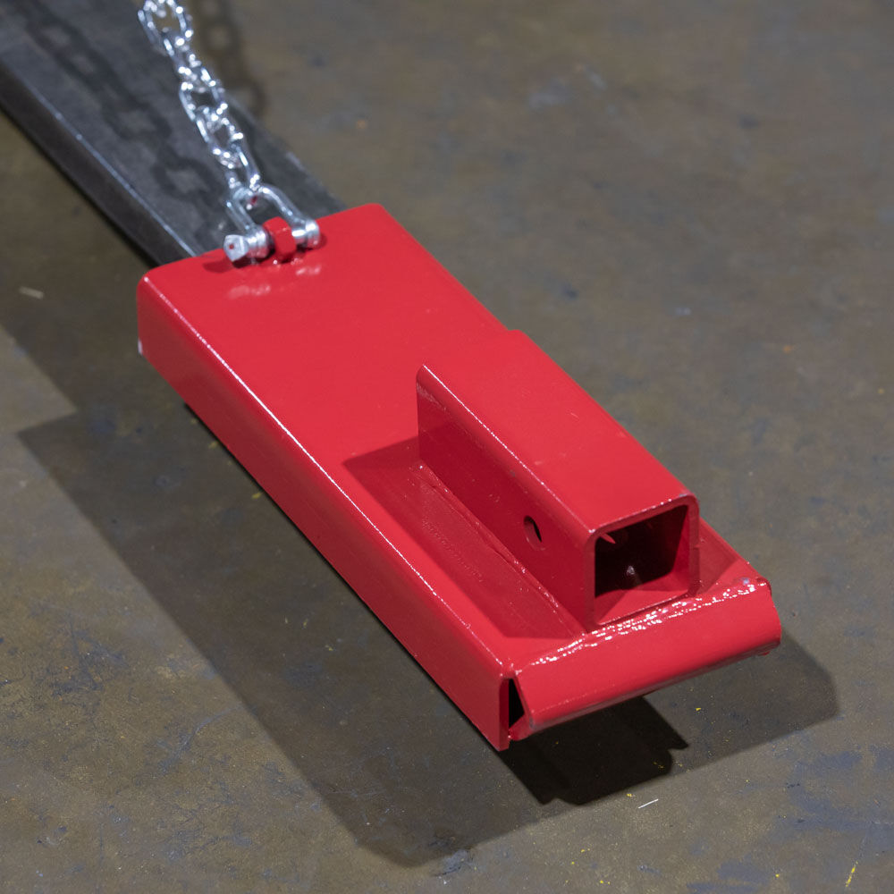 Forklift 2" Hitch Receiver - Single Pallet Fork Blade Insert - Fork ...