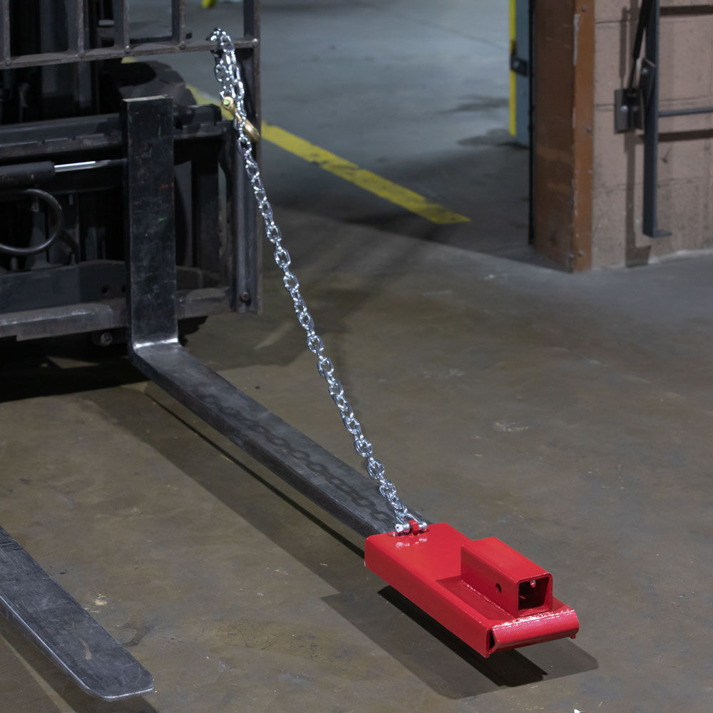 Forklift 2" Hitch Receiver - Single Pallet Fork Blade Insert - Fork ...