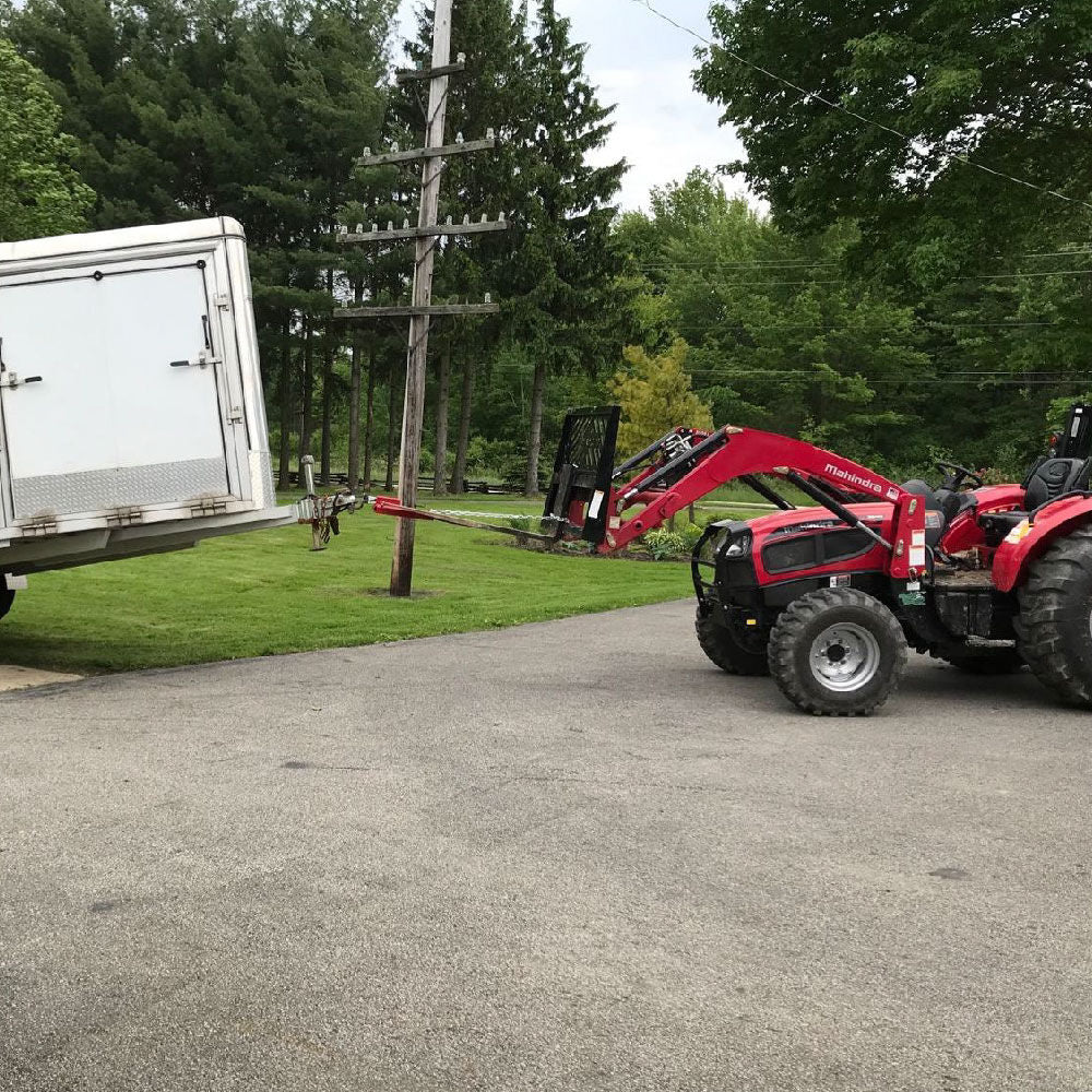 Forklift 2" Hitch Receiver - Single Pallet Fork Blade Insert - Fork ...