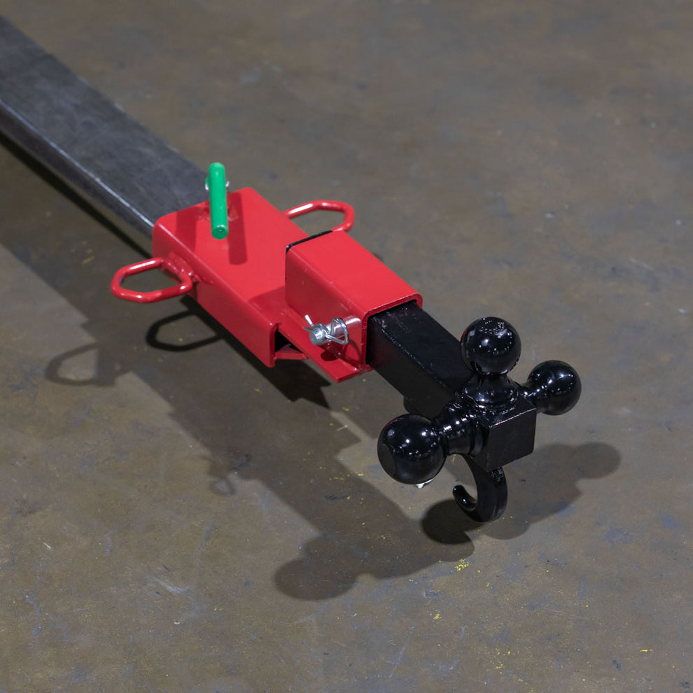 Clamp On Forklift 2" Hitch Receiver - Single Pallet Fork Blade Insert ...