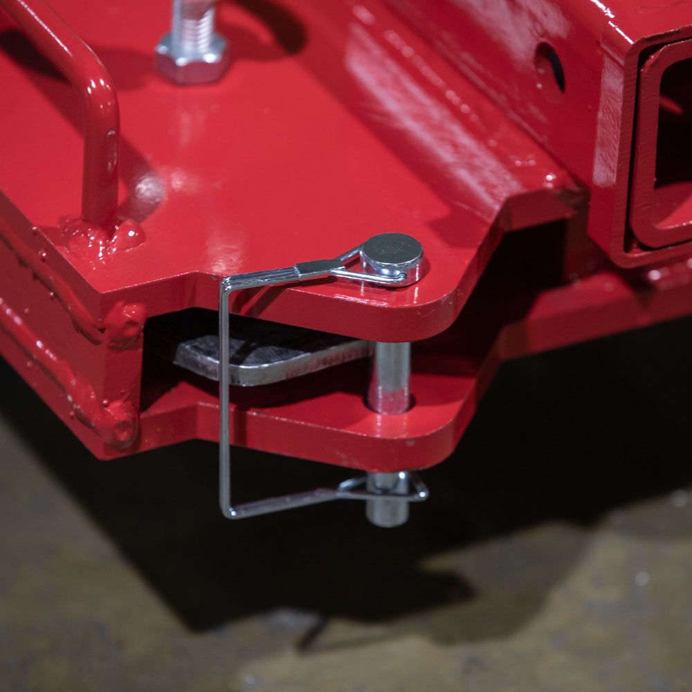 Clamp On Forklift 2" Hitch Receiver - Dual Pallet Fork Blade Insert ...