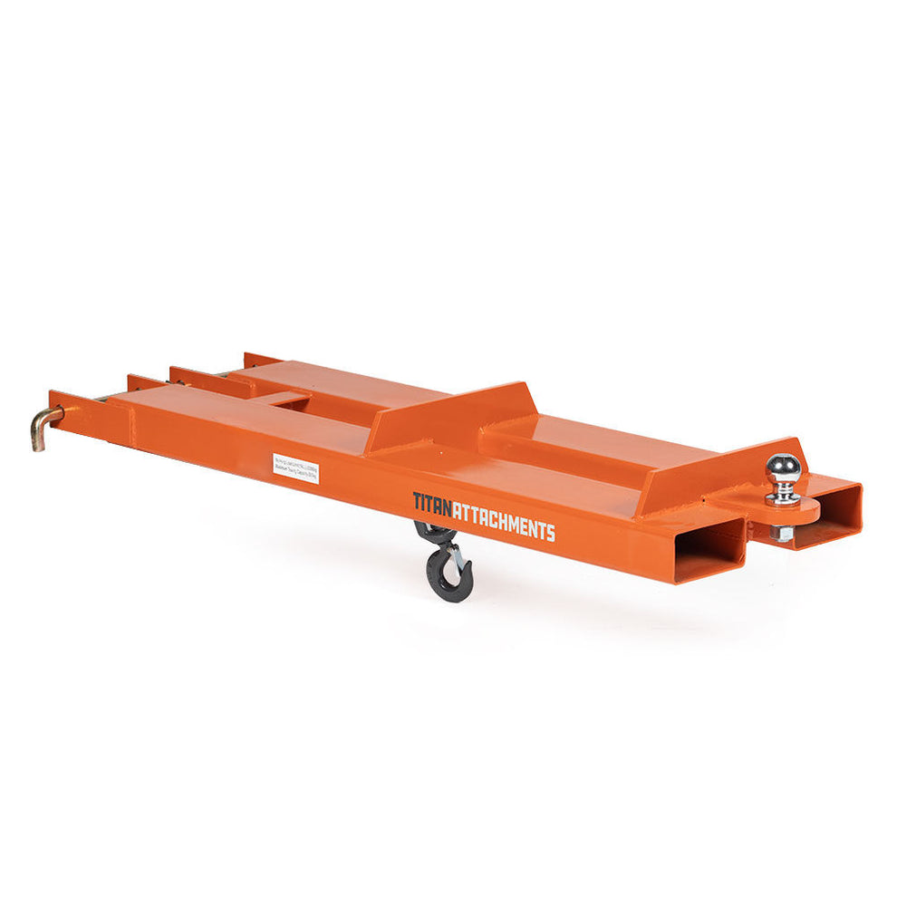 Fork Mounted Towing Jib with Swivel Hook | Titan Attachments