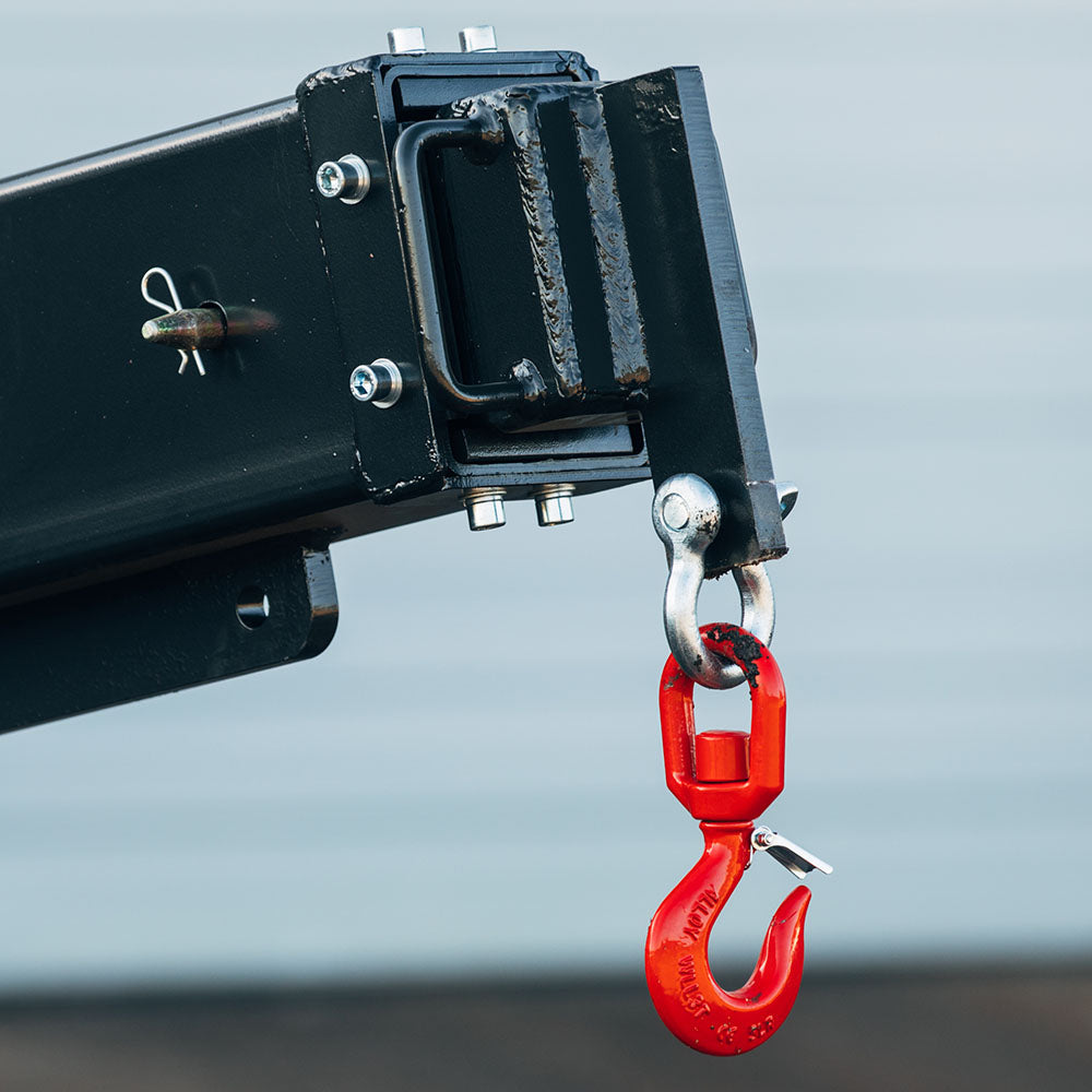 Adjustable Skid Steer Industrial Crane Jib Attachment with 3 Ton Hook ...