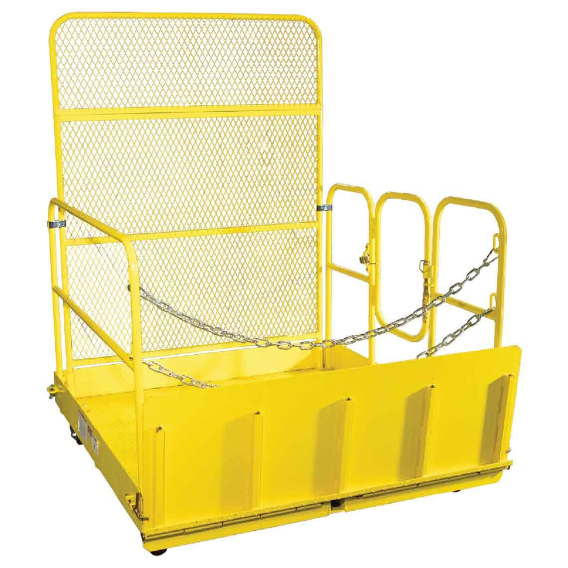 54" Wide Mobile Easy Loading Work Platform For Fork Trucks And Forklift ...