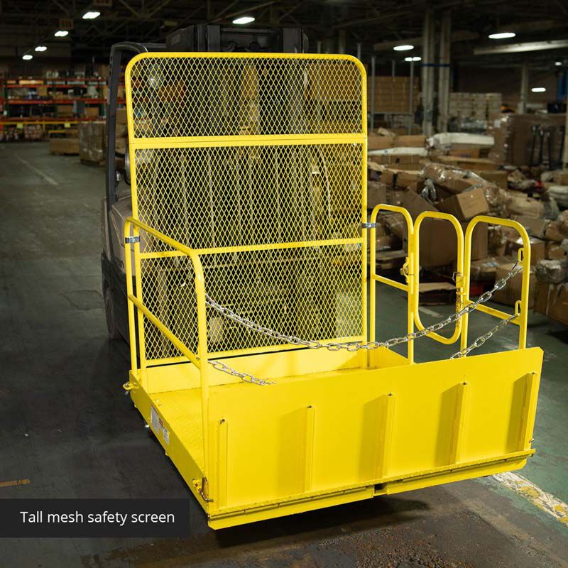 54" Wide Mobile Easy Loading Work Platform For Fork Trucks And Forklift ...