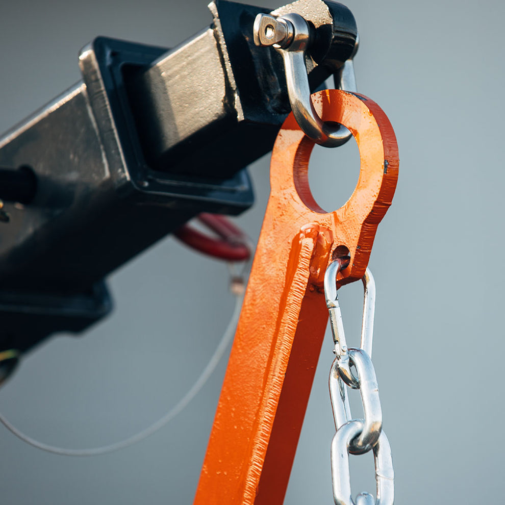 Tele-Boom J-Hook Add On Attaches to Jib Boom or Truss Crane - Heavy ...