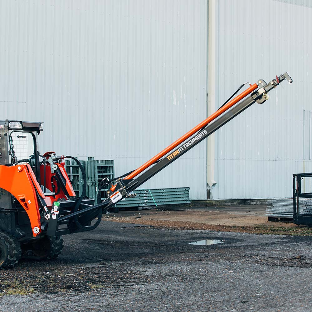 26 FT Reach Telescoping Hydraulic Truss Boom | Titan Attachments