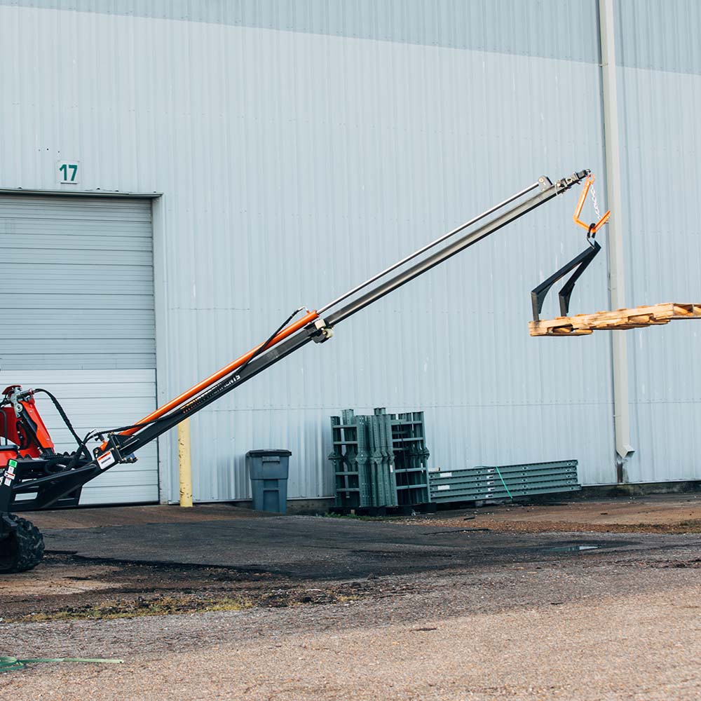 26 FT Reach Telescoping Hydraulic Truss Boom | Titan Attachments