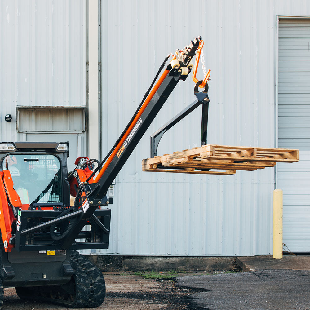 26 FT Reach Telescoping Hydraulic Truss Boom | Titan Attachments
