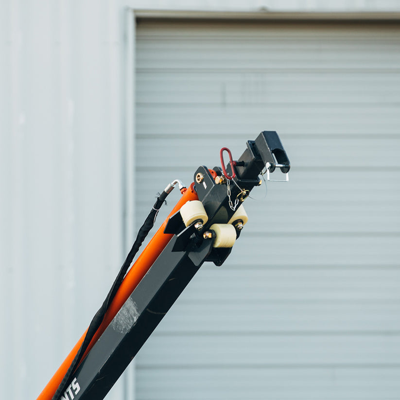 26 FT Reach Telescoping Hydraulic Truss Boom | Titan Attachments