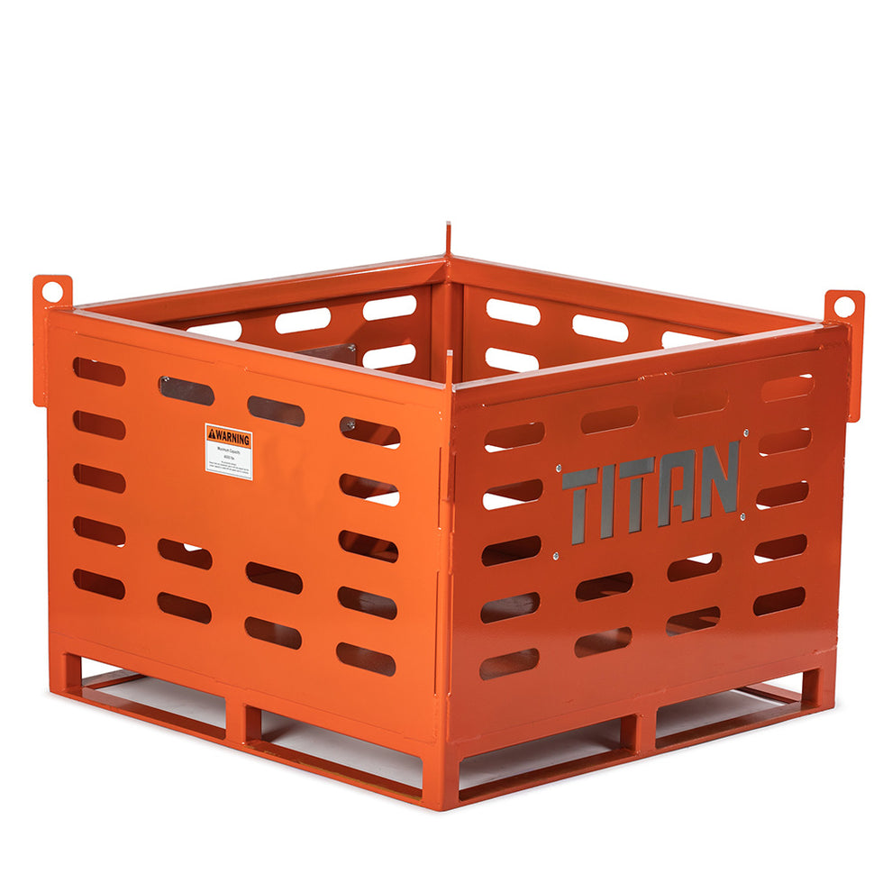 USA Made Material Lifting Basket | Titan Attachments