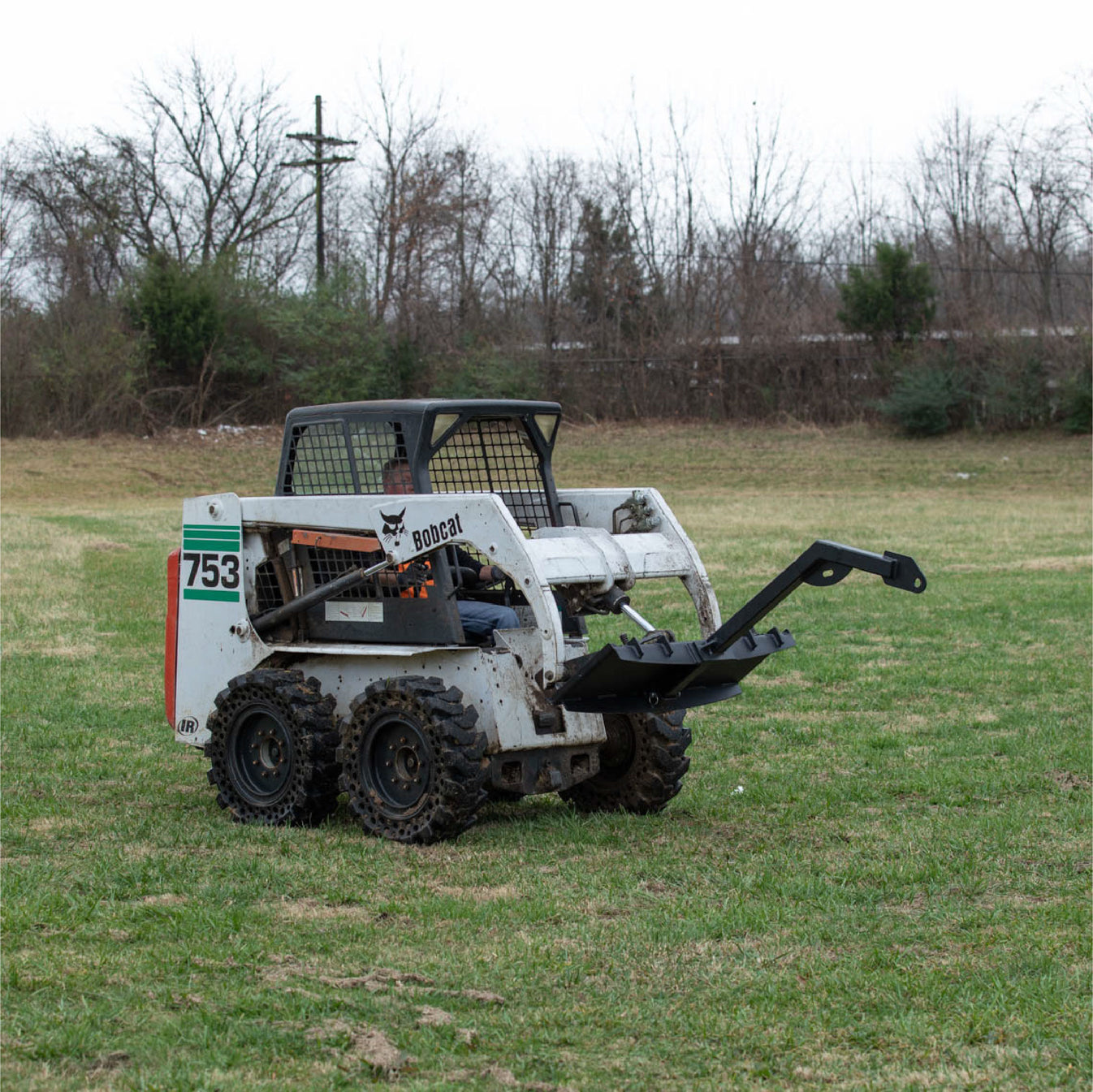 5 FT Tree Boom Attachment - Skid Steer Quick Tach - Lift Pole Jib Hoist ...