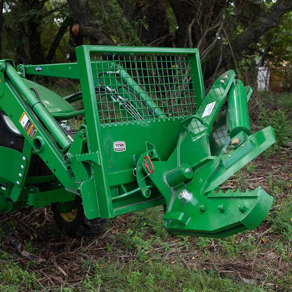 12" Rotating Tree Shear Attachment Fits John Deere Loaders | Titan ...