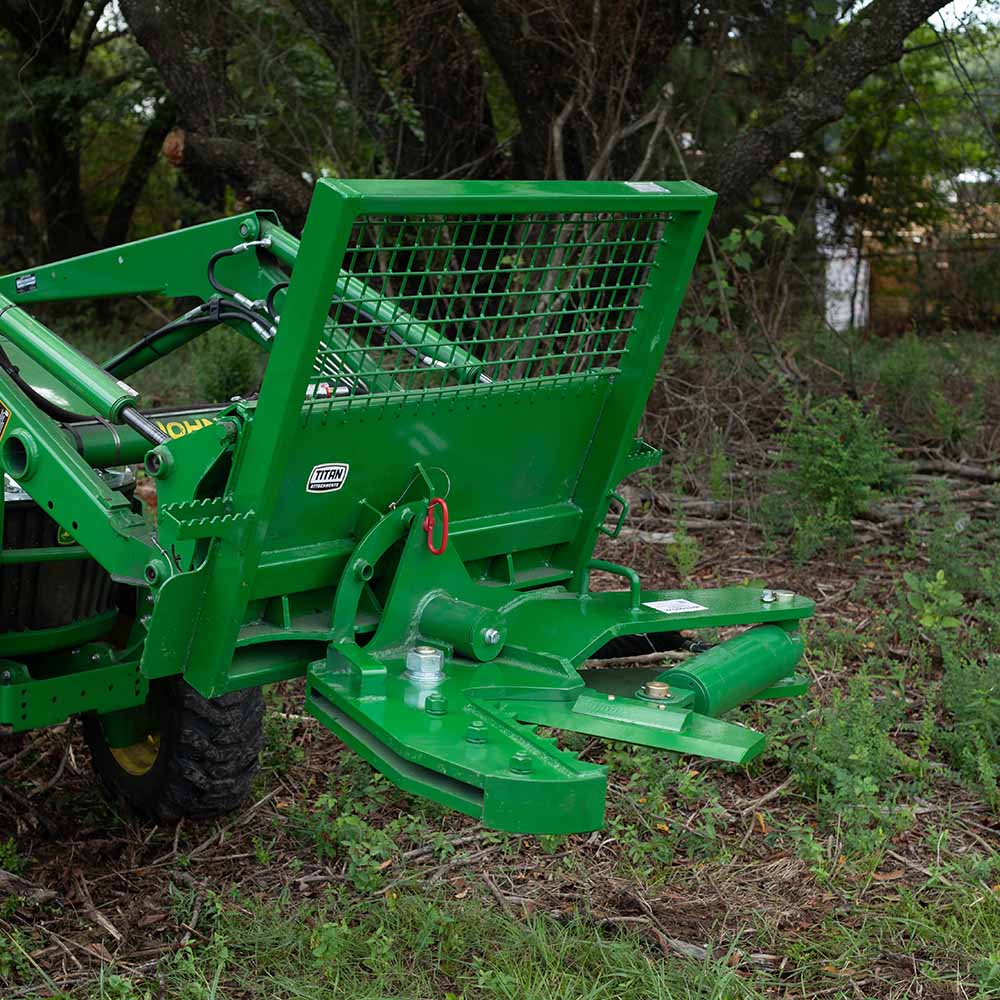 12" Rotating Tree Shear Attachment Fits John Deere Loaders | Titan ...