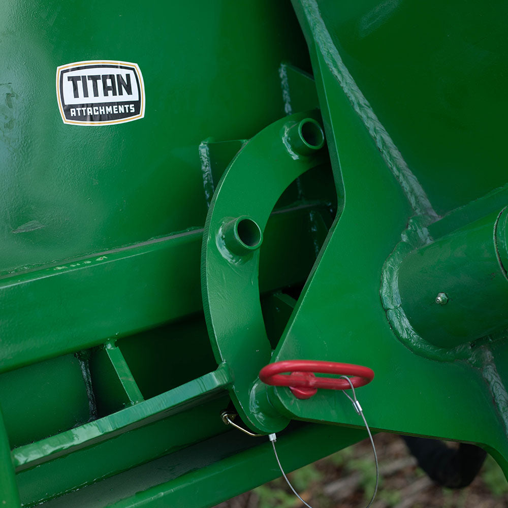 12" Rotating Tree Shear Attachment 5" Cylinder for JD Hook and Pin ...