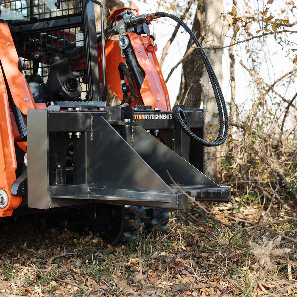Skid Steer Tree & Fence Puller Front Loader Attachment - Universal Post ...