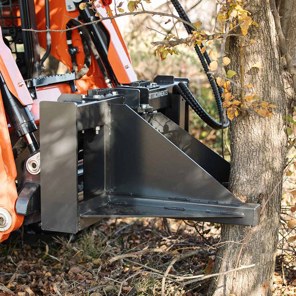 Skid Steer Tree & Fence Puller Front Loader Attachment - Universal Post ...