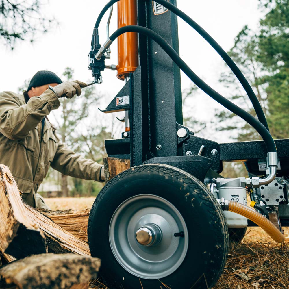 30 Ton Horizontal/Vertical Tow-Behind Log Splitter| Titan Attachments