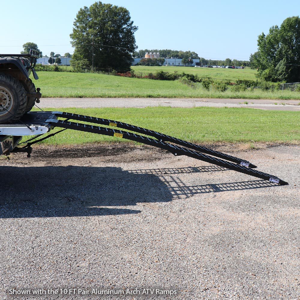 Scratch and Dent - 8 FT Aluminum Arched ATV Ramps - FINAL SALE – Titan ...