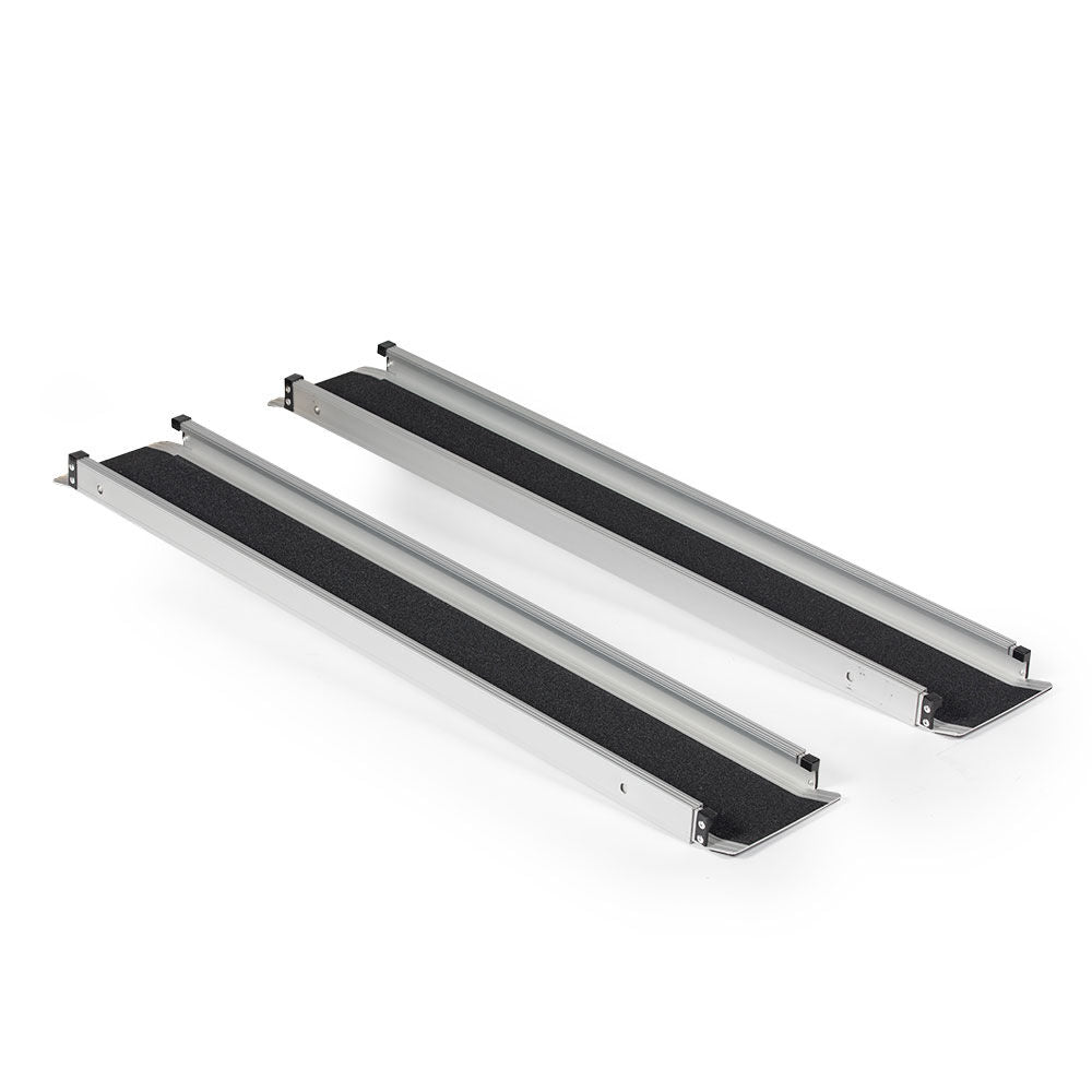 Scratch and Dent - 4 FT – 7 FT Telescoping Aluminum Wheelchair Ramp ...