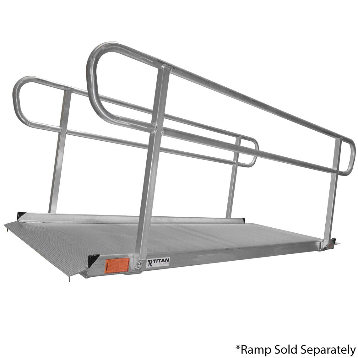 Scratch and Dent - 8 FT Wheelchair Entry Ramp Handrails Only - FINAL S ...