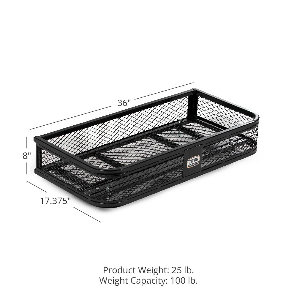 Scratch and Dent - ATV Front Cargo Basket - FINAL SALE – Titan Attachments