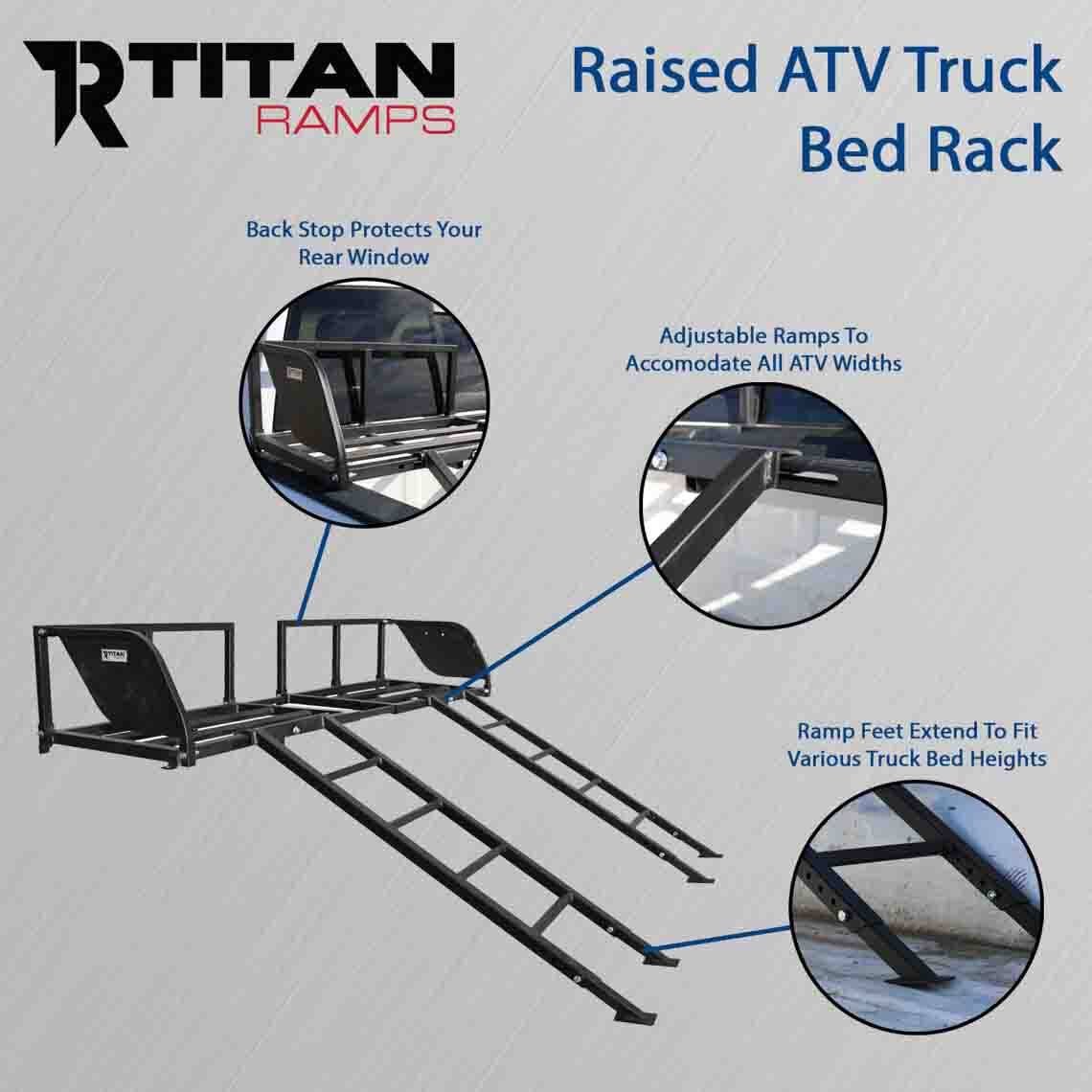 Scratch and Dent - ATV, UTV & Quad Truck Bed Racks - Universal Design ...