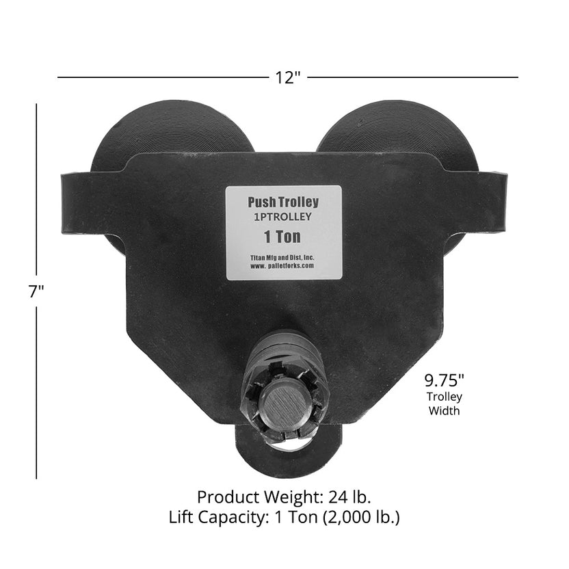 1 Ton Push Trolley | Titan Attachments