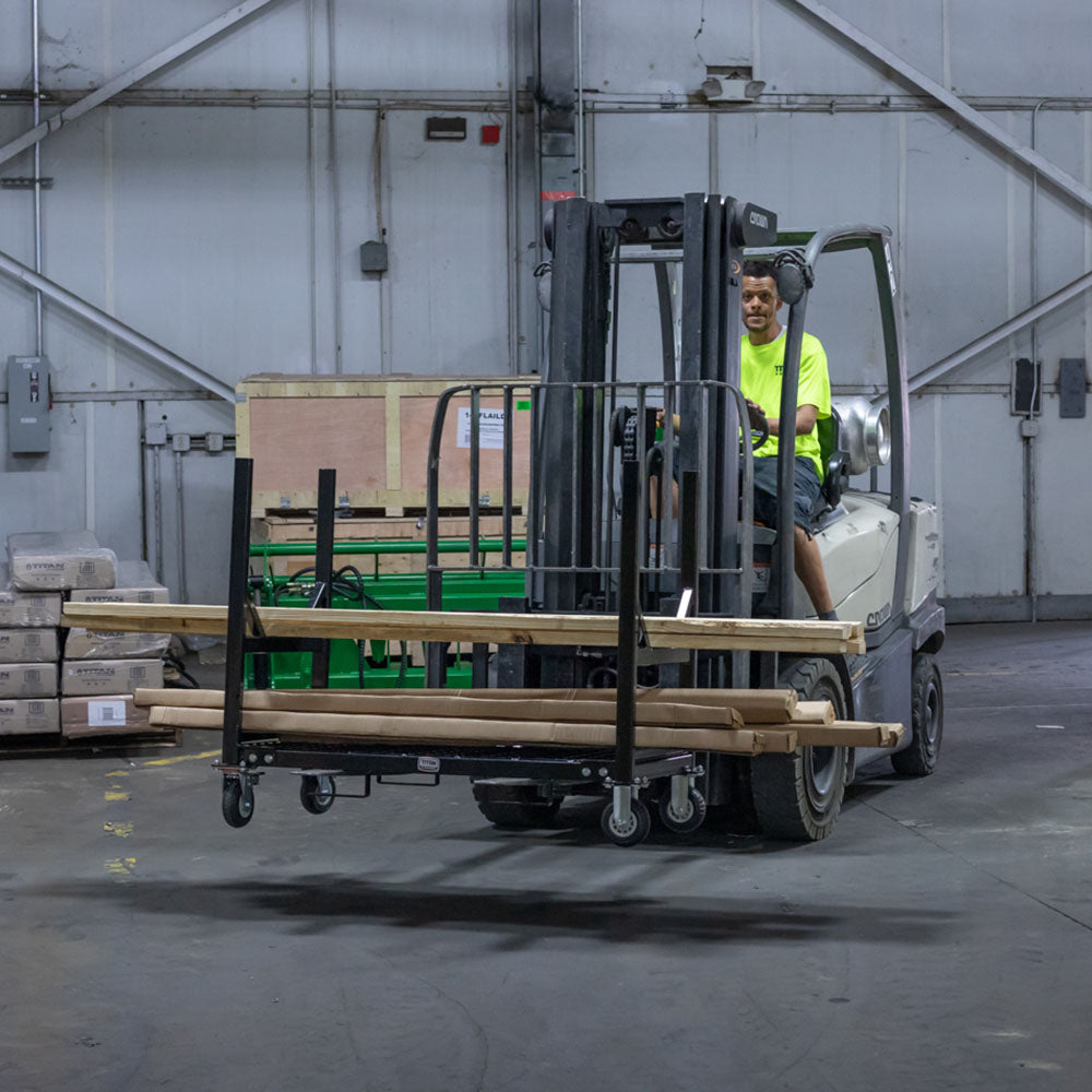 Mobile Industrial Bar Cradle Cart - Heavy-Duty Rolling Platform Base ...