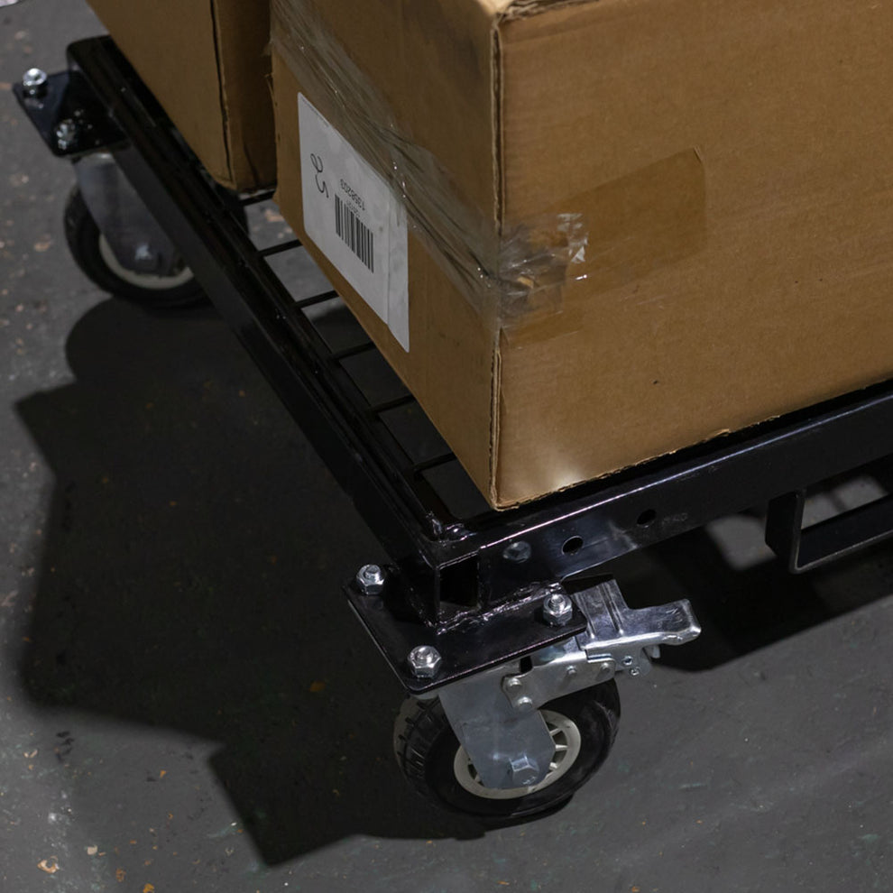 Heavy-Duty Rolling Platform Base with Fork Pockets and Locking Caster ...