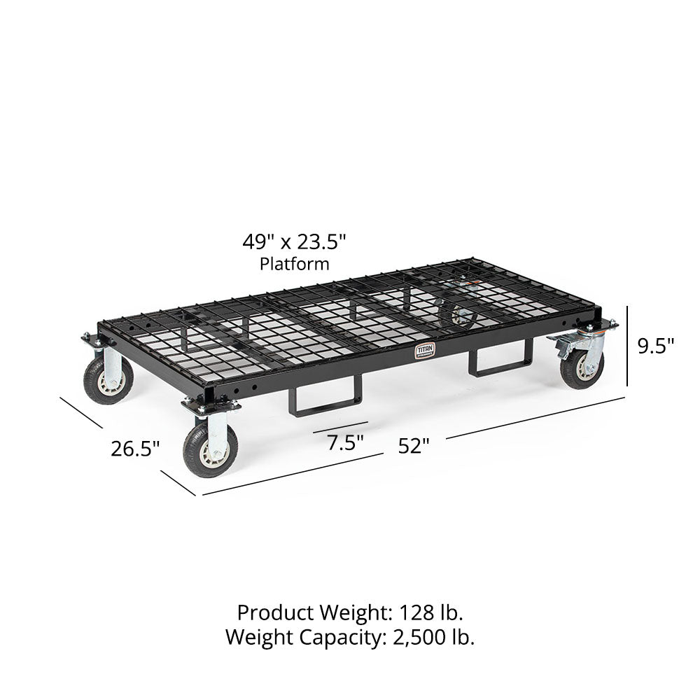 Industrial Rolling Platform Base | Titan Attachments