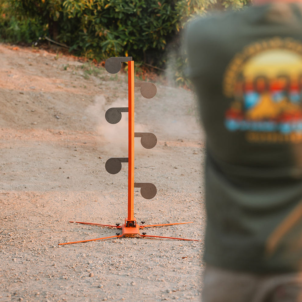No-Weld Dueling Tree with AR500 Steel Paddle Targets | Titan Attachments