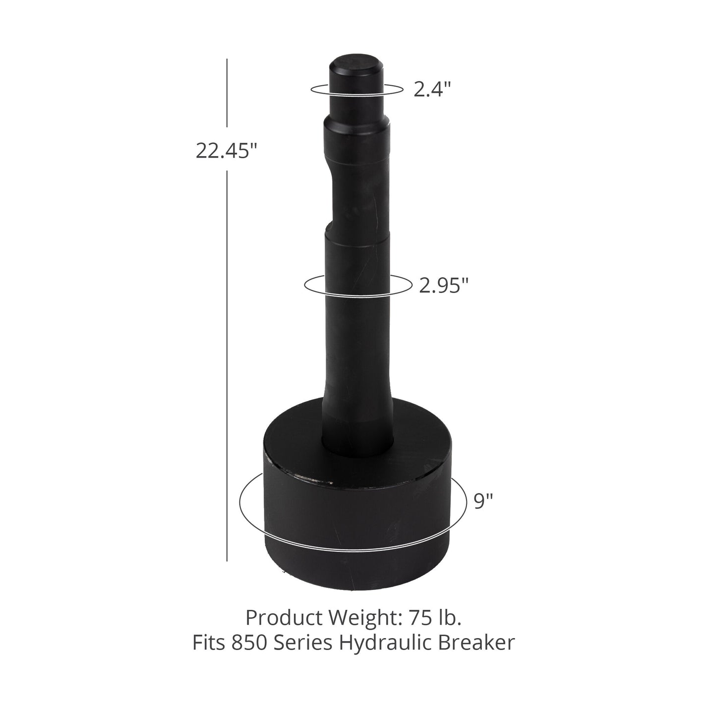 Post Driver Tool - 850 Series Hydraulic Breaker - Skid Steer Hydraulic ...